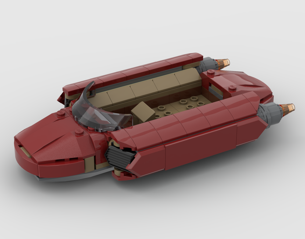 LEGO MOC Mor'Gana ES-55 Attaché-Class Speeder by SilverInc ...