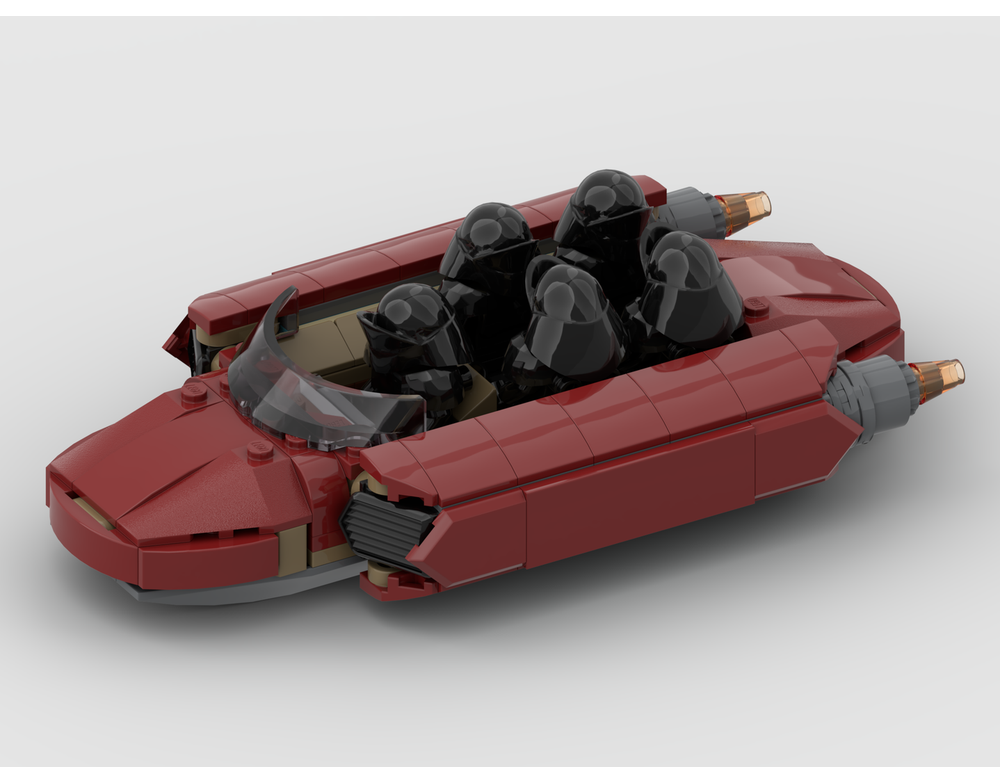 LEGO MOC Mor'Gana ES-55 Attaché-Class Speeder by SilverInc ...