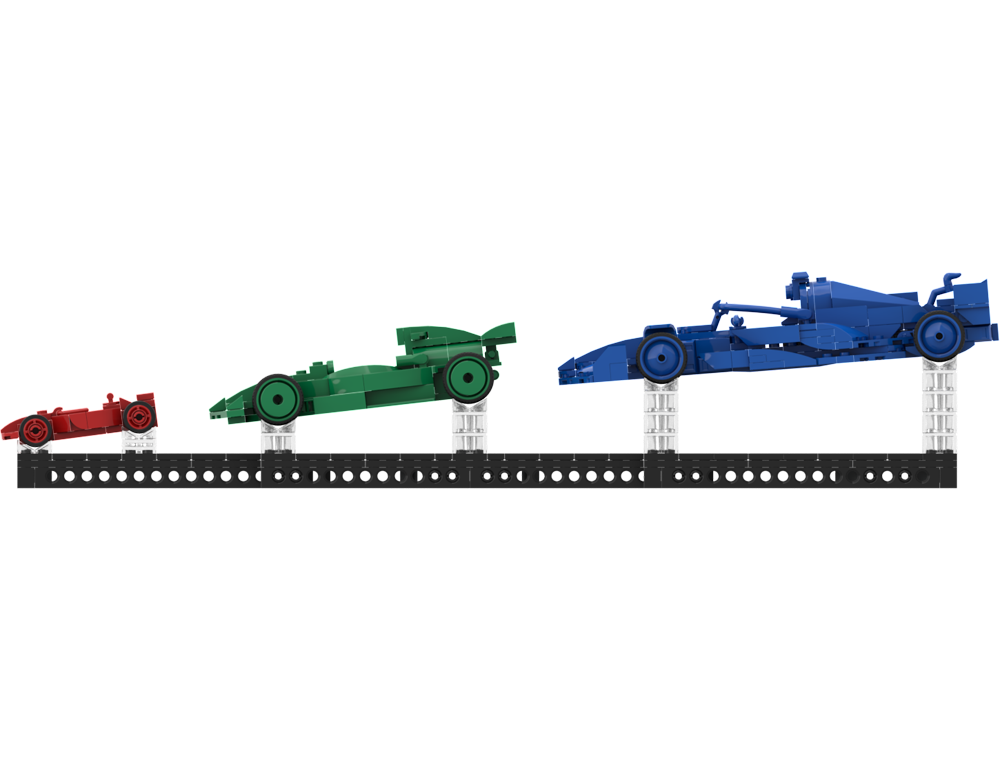 LEGO MOC-220743 Formula One Car Display by VDWWD | Rebrickable - Build ...