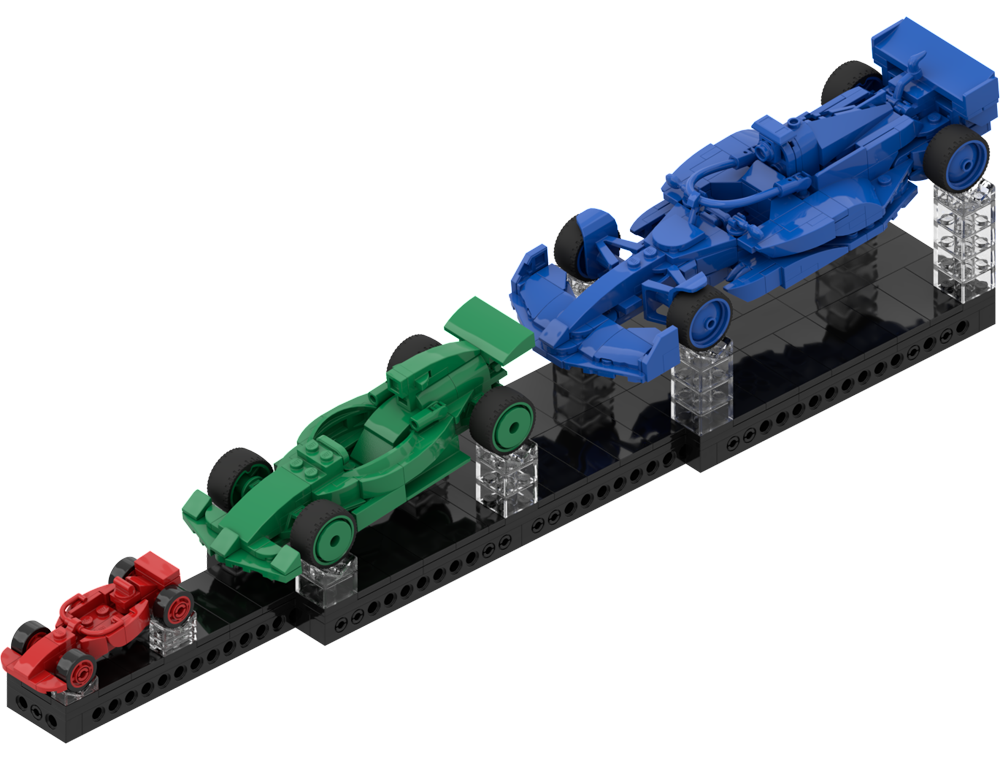 LEGO MOC-220743 Formula One Car Display by VDWWD | Rebrickable - Build ...