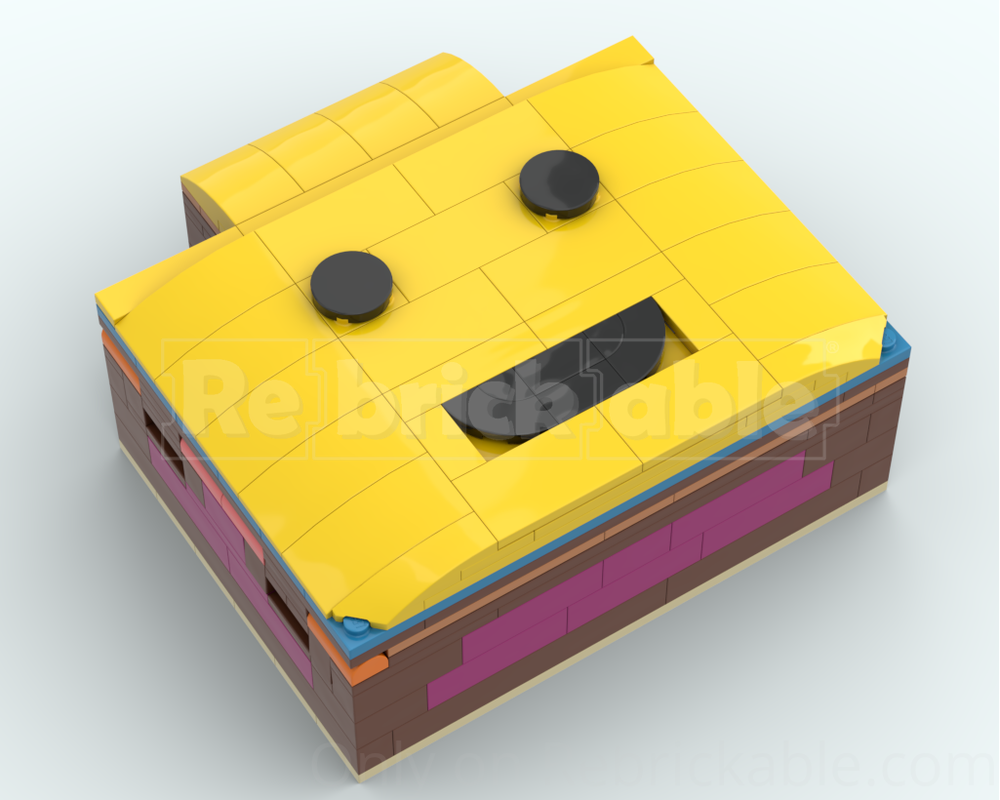 LEGO MOC legomoji box by Tuxille | Rebrickable - Build with LEGO