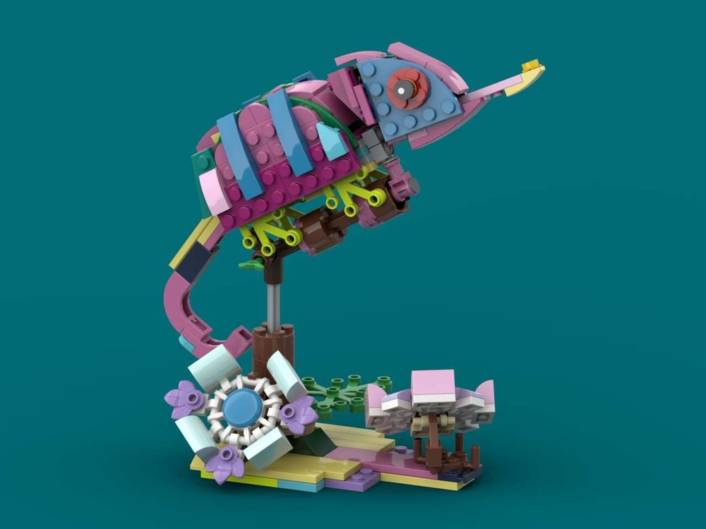 LEGO MOC Chameleon by Niouls | Rebrickable - Build with LEGO
