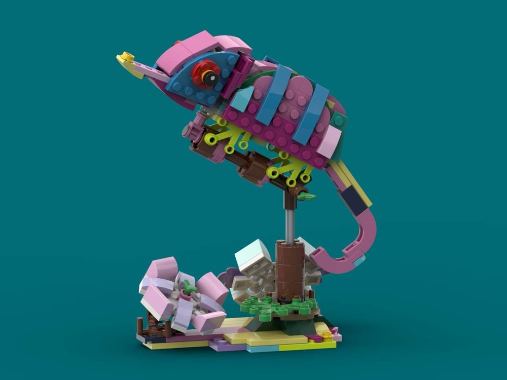 LEGO MOC Chameleon by Niouls | Rebrickable - Build with LEGO