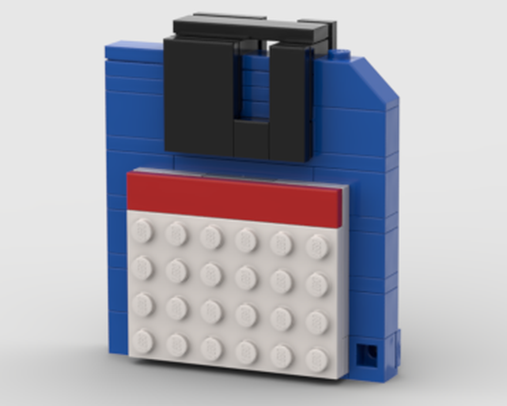 LEGO MOC Diskette by brickbicycle | Rebrickable - Build with LEGO