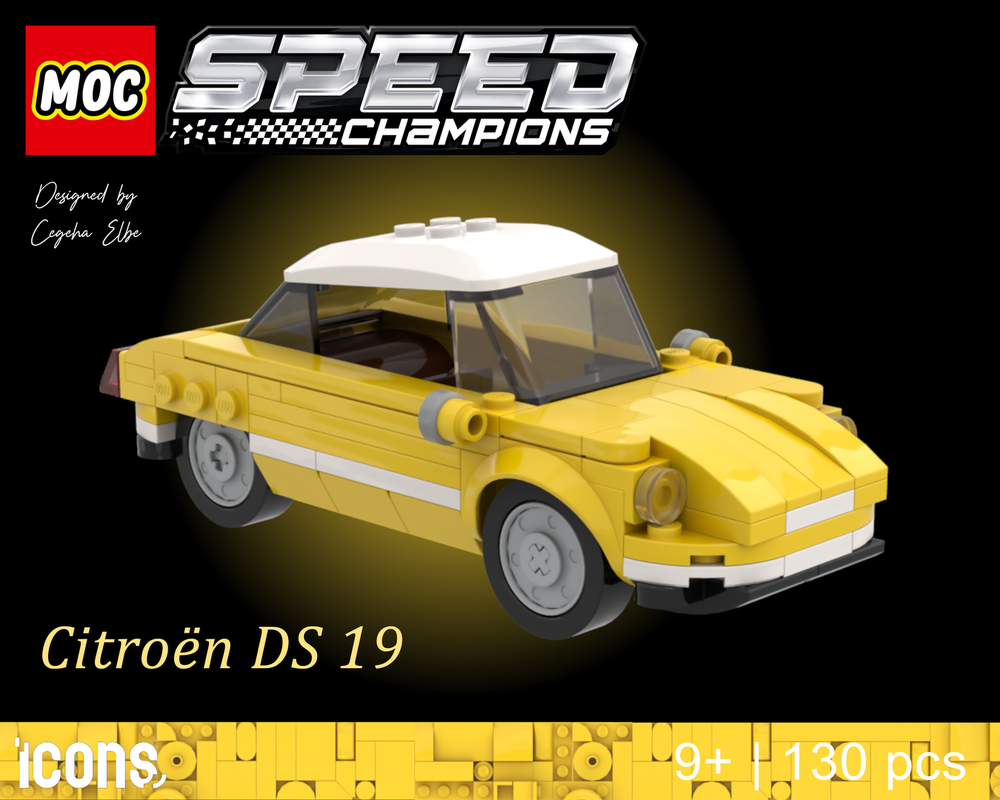 LEGO MOC Citroën DS 19 by Cegeha Elbe | Rebrickable - Build with LEGO