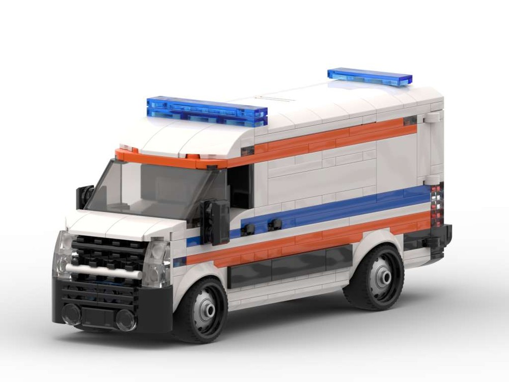 LEGO MOC Mercedes Sprinter Ambulance by Kraja87 | Rebrickable - Build ...