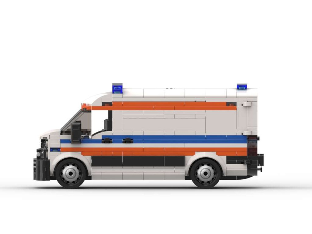 LEGO MOC Mercedes Sprinter Ambulance by Kraja87 | Rebrickable - Build ...