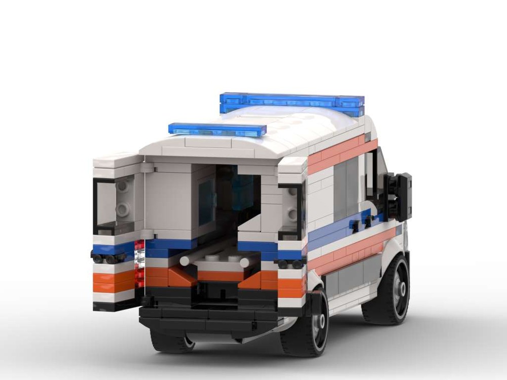 LEGO MOC Mercedes Sprinter Ambulance by Kraja87 | Rebrickable - Build ...