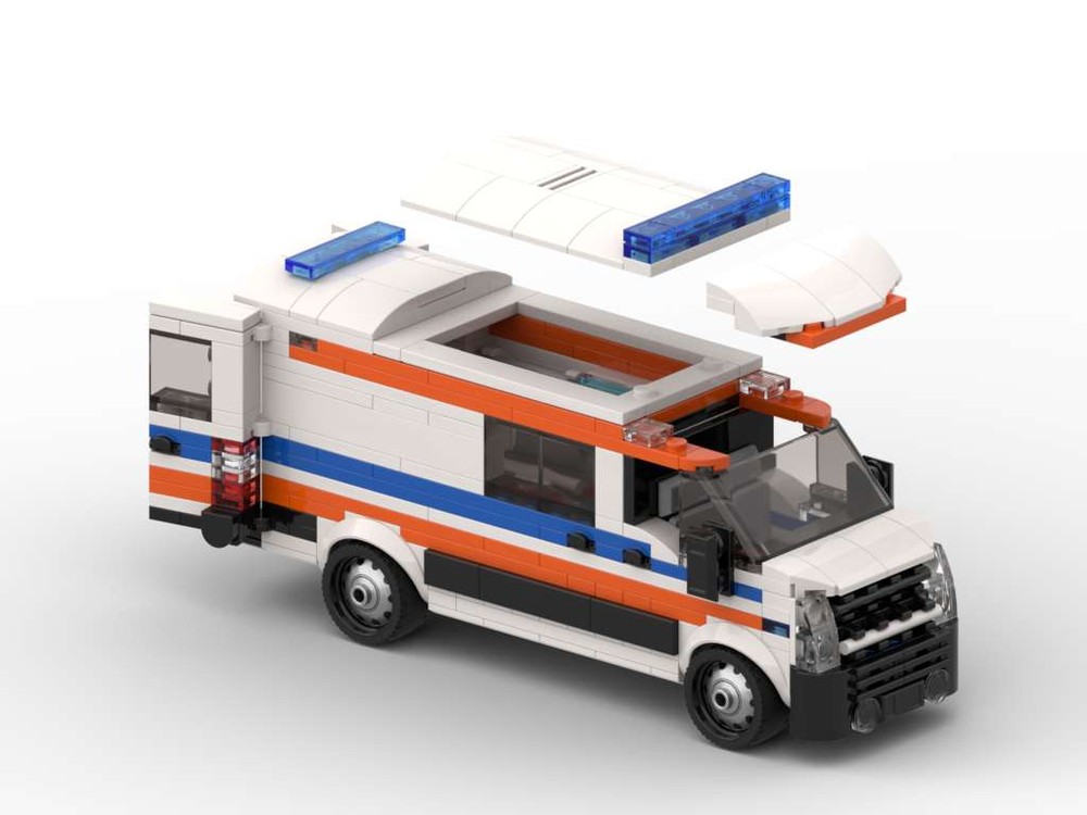 LEGO MOC Mercedes Sprinter Ambulance by Kraja87 | Rebrickable - Build ...