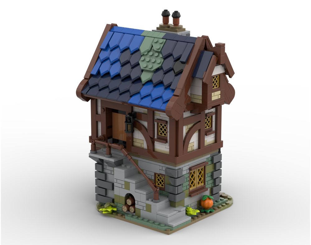 LEGO MOC Blacksmith scaled down by Vuzi | Rebrickable - Build with LEGO