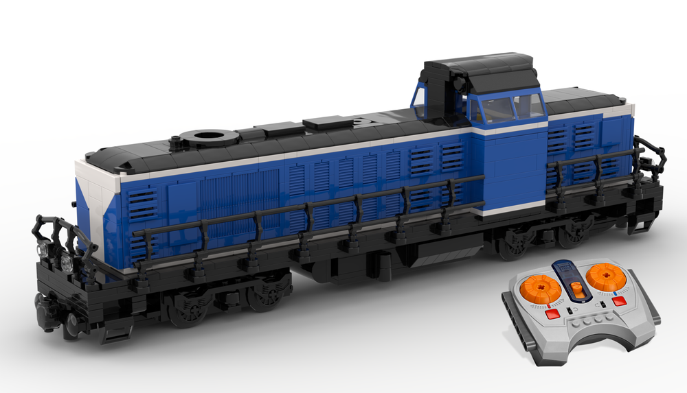 LEGO MOC LEGO - Locomotive Diesel - BB 66000 - MOC by Mimi68 | Rebrickable - Build with LEGO