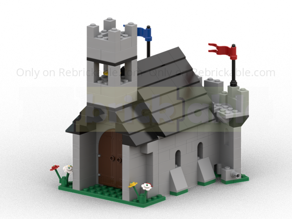 LEGO MOC Classic Castle Church by ryan_c_byrd | Rebrickable - Build ...