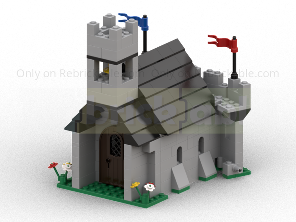 LEGO MOC-220801 Classic Castle Church - Alternate (no 4444) by ryan_c ...