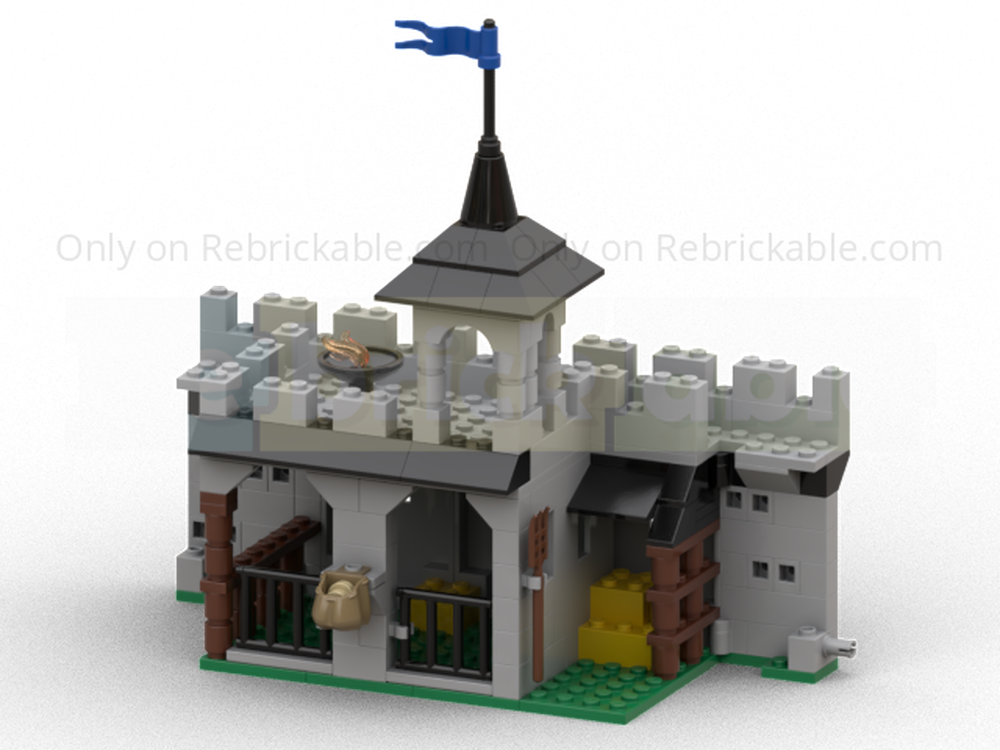 LEGO MOC-220803 Classic Castle Stable by ryan_c_byrd | Rebrickable ...