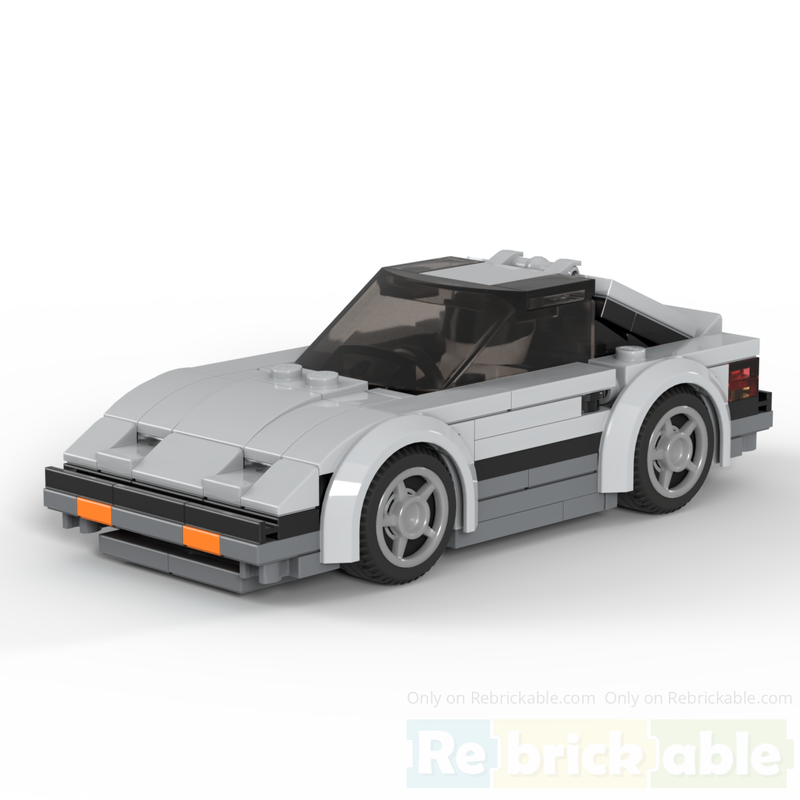 LEGO MOC Nissan 300ZX Z31 by MinifigGarage | Rebrickable - Build with LEGO