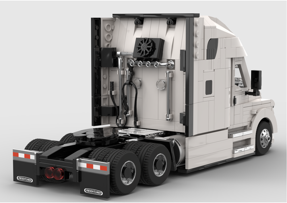 LEGO MOC Freightliner Cascadia Truck - Speed Champions scale by ...