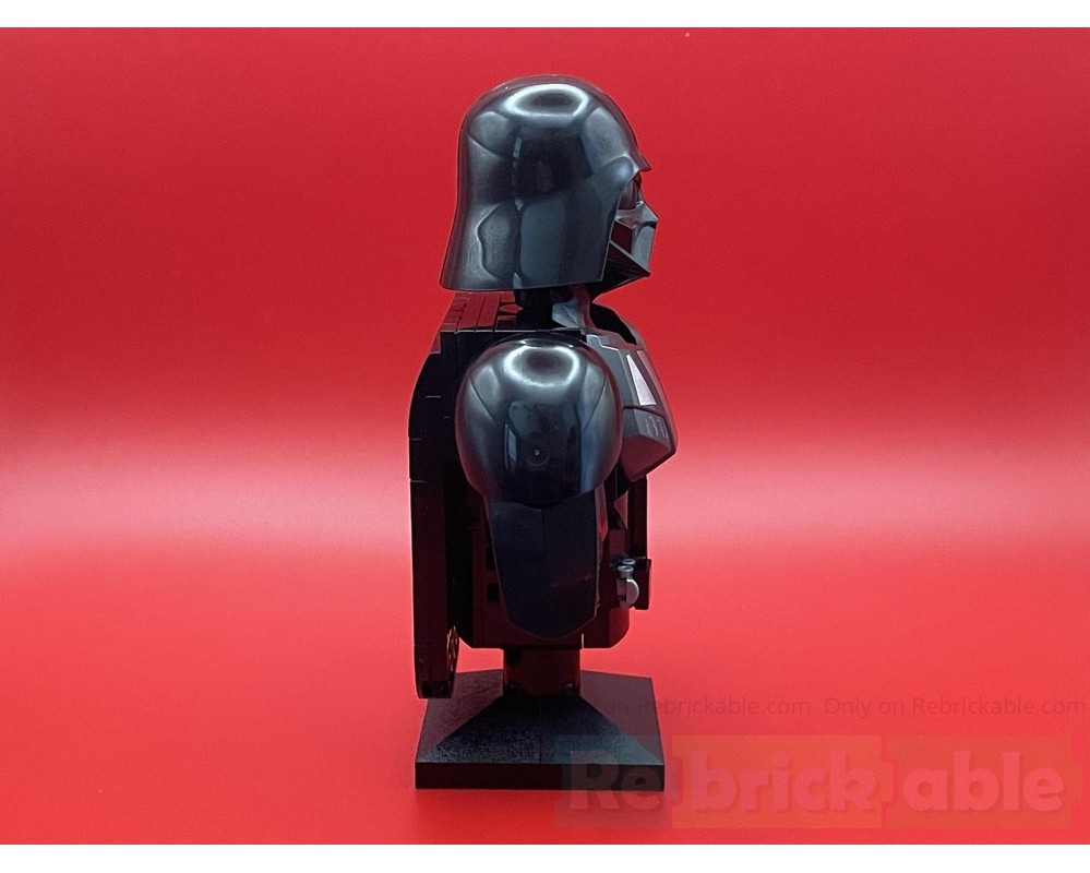 LEGO MOC Vader bust by LKBuilds | Rebrickable - Build with LEGO