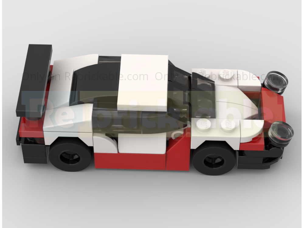 LEGO MOC-220834 Porsche 911 RSR GTE Racing Car - Half Speed Champions ...