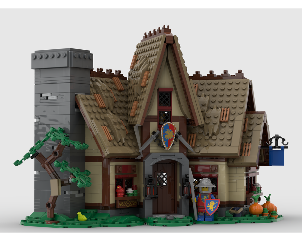 LEGO MOC Medieval Inn (Santa's Visit 10293 Mod) by MedievalKnieval ...