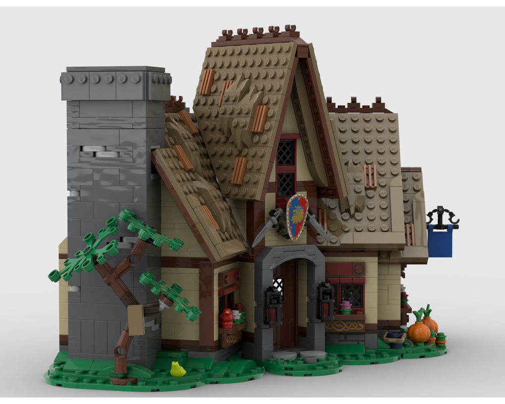 LEGO MOC-220841 Medieval Inn (Santa's Visit 10293 Mod) by ...