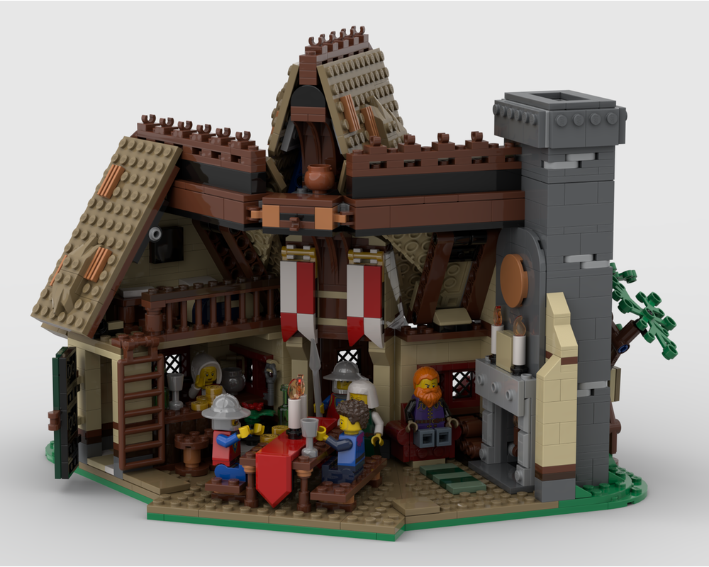 LEGO MOC-220841 Medieval Inn (Santa's Visit 10293 Mod) by ...
