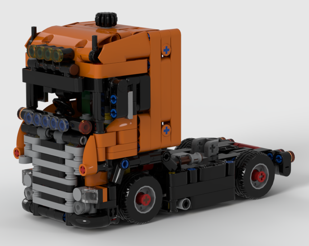 LEGO MOC Mini Scania Truck (upgrade) by garyyip | Rebrickable - Build ...