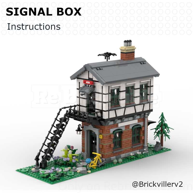 LEGO MOC Signal box by Brickvillerv2 | Rebrickable - Build with LEGO