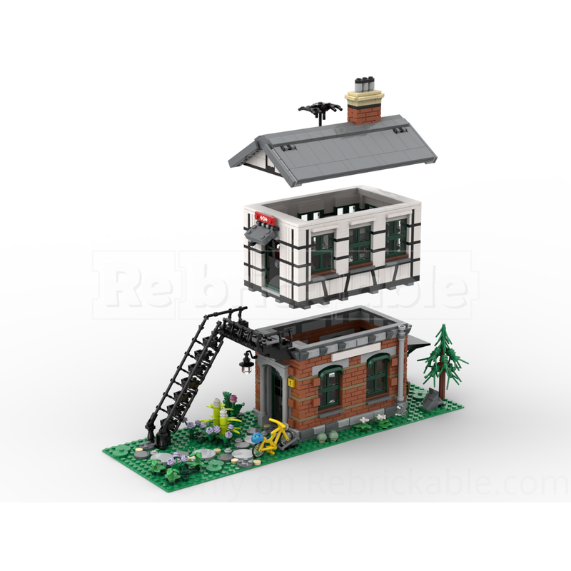 LEGO MOC Signal box by Brickvillerv2 | Rebrickable - Build with LEGO