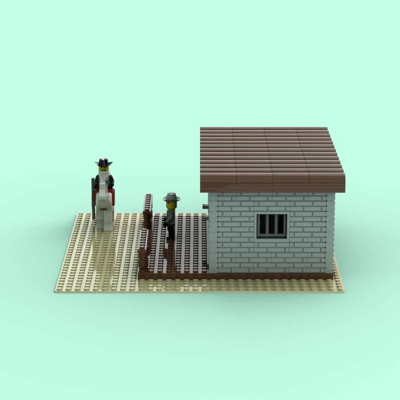 LEGO MOC Wild West Minifigure Scale Jail House Scene by otterbournelego ...