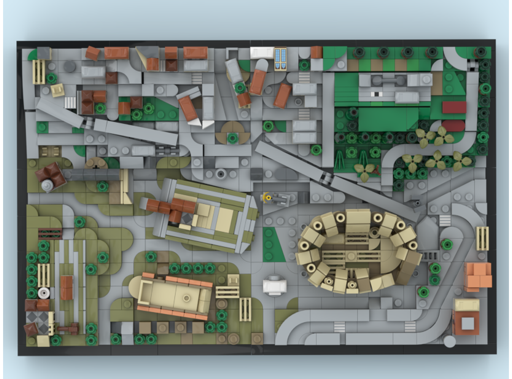 LEGO MOC-220893 Microscale Rome by x_luca_x3 | Rebrickable - Build with ...