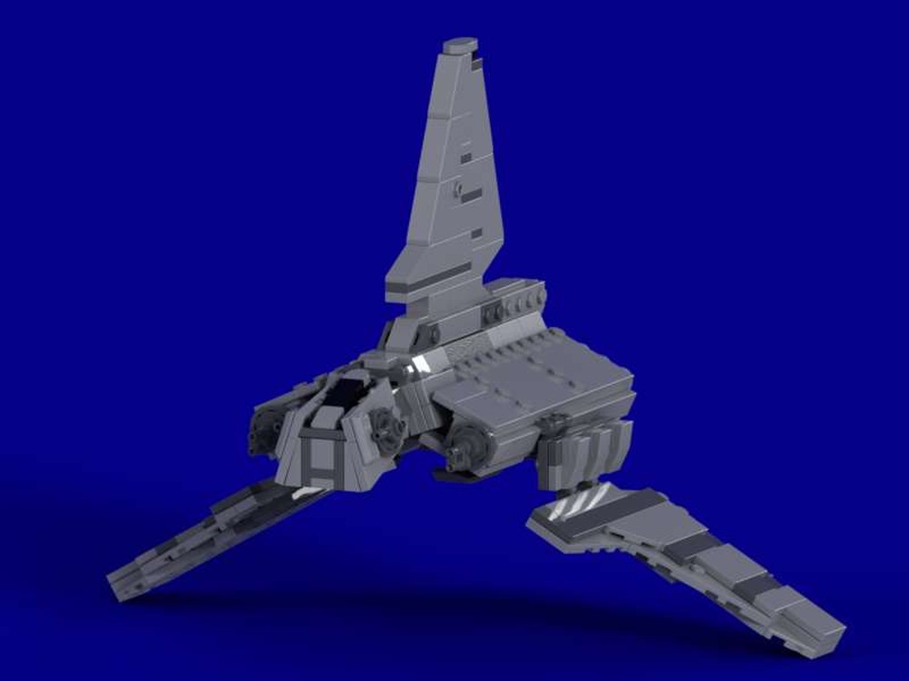 LEGO MOC Nu/Rho-Class Shuttle (IMP) by Orgalorgbricks | Rebrickable ...