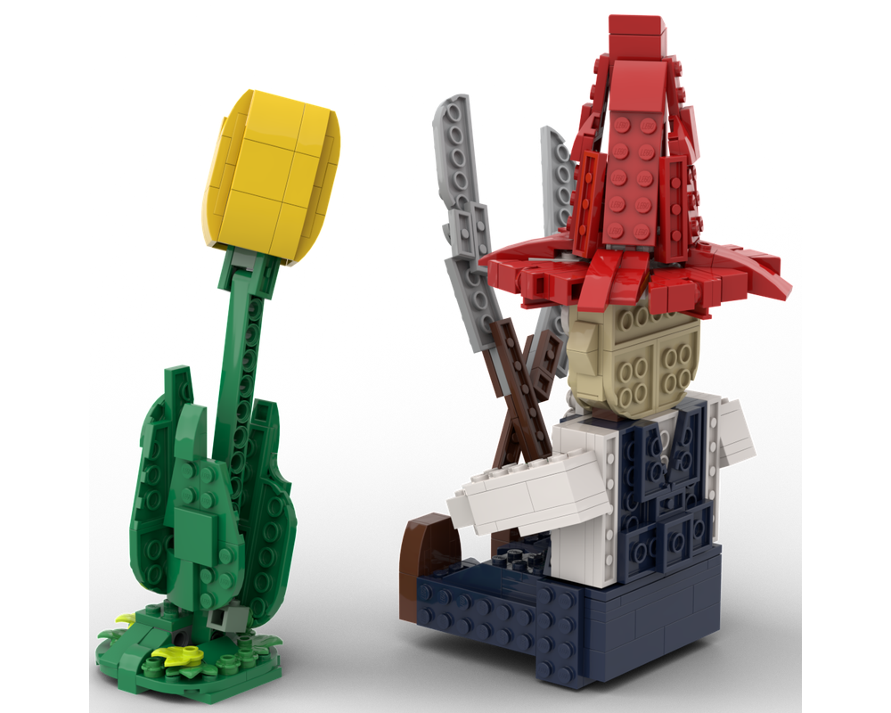 LEGO MOC Spring gnome by pinplateclip | Rebrickable - Build with LEGO
