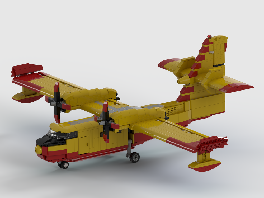 LEGO MOC Canadair CL-415 by Frinke | Rebrickable - Build with LEGO
