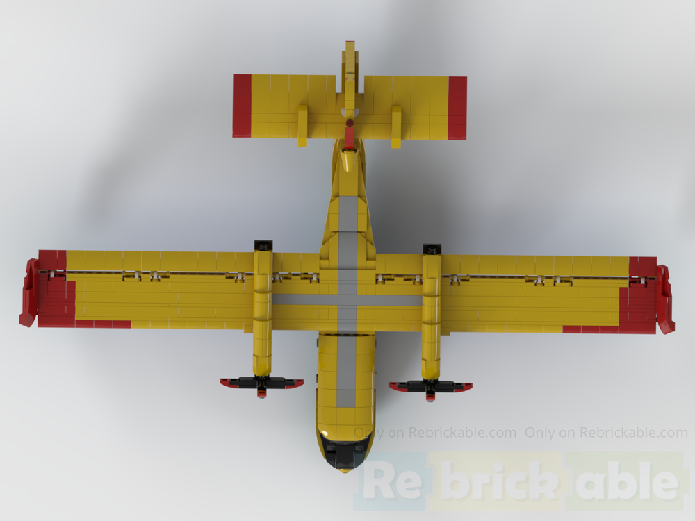 LEGO MOC Canadair CL-415 by Frinke | Rebrickable - Build with LEGO