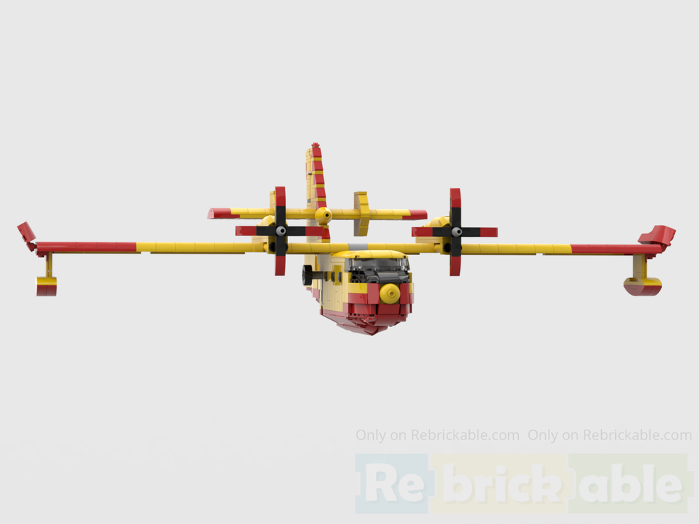 LEGO MOC Canadair CL-415 by Frinke | Rebrickable - Build with LEGO
