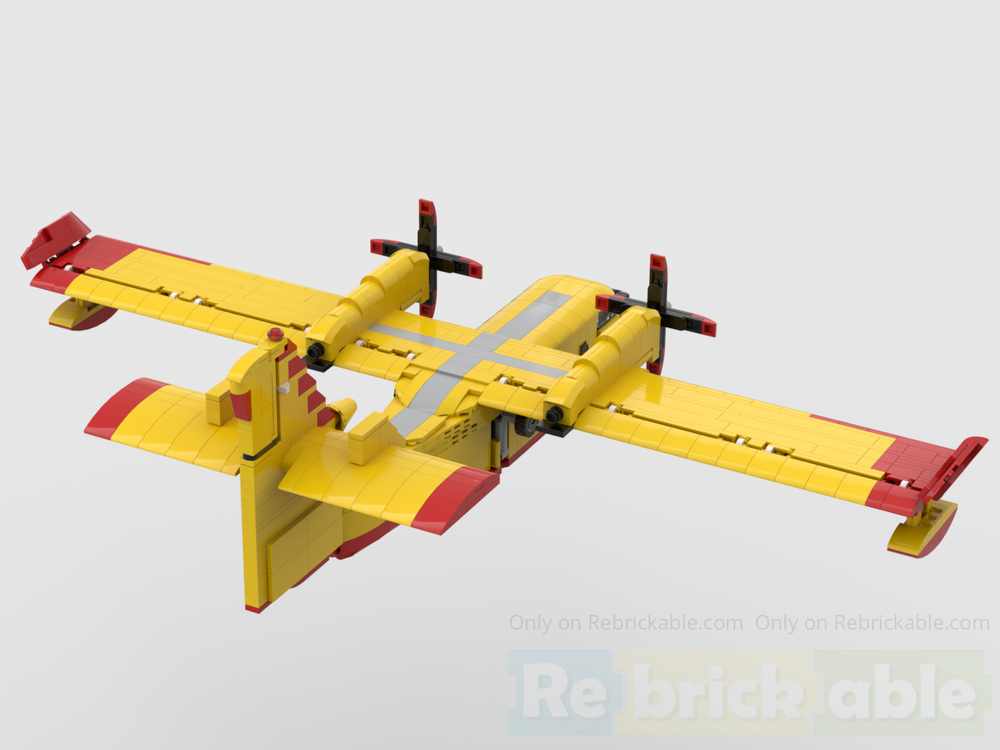 LEGO MOC Canadair CL-415 by Frinke | Rebrickable - Build with LEGO
