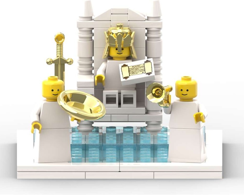 LEGO MOC Jesus Christ and the Great White Throne - Heaven - Christian ...