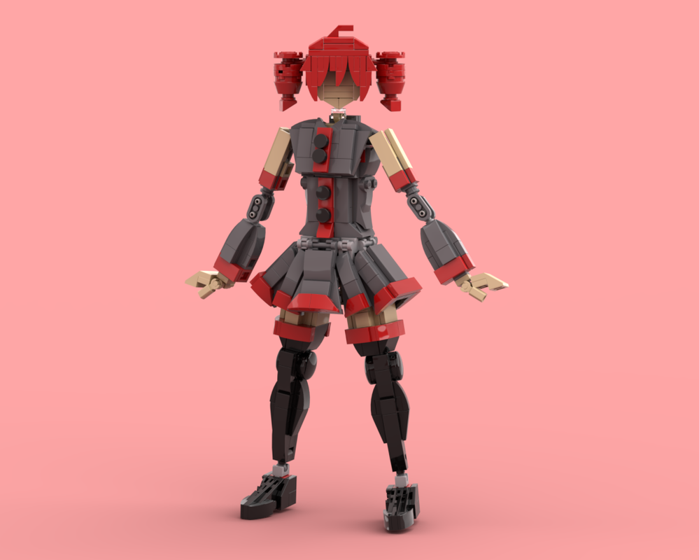 LEGO MOC Kasane Teto by Teckbricks | Rebrickable - Build with LEGO