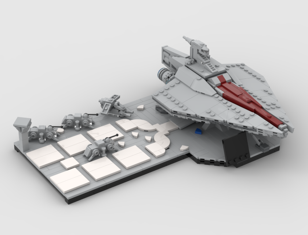 LEGO MOC Acclamator stand 1 (Episode 2 Clone army Scene) by McMOC ...