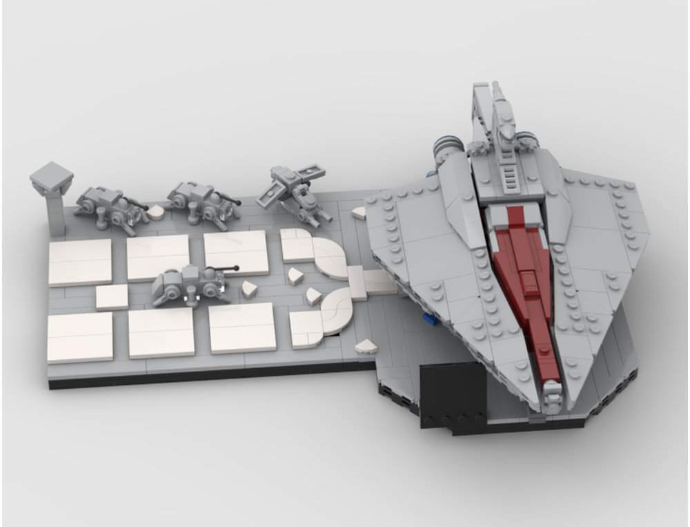 LEGO MOC Acclamator stand 1 (Episode 2 Clone army Scene) by McMOC ...