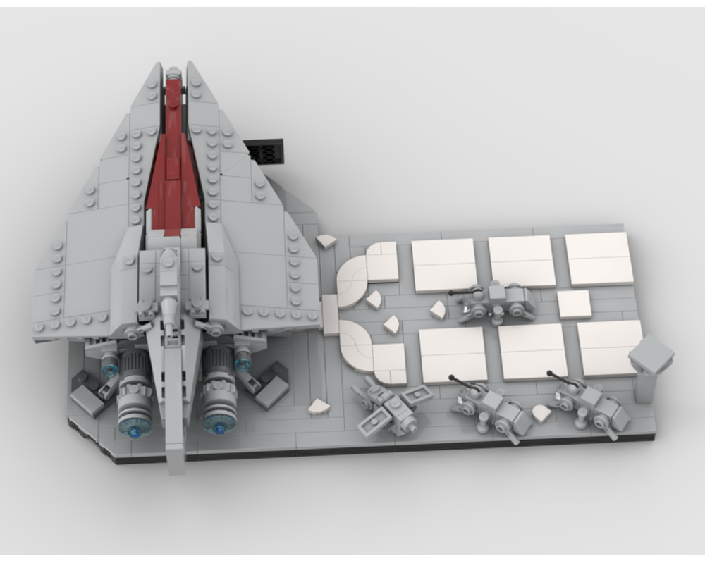 LEGO MOC Acclamator stand 1 (Episode 2 Clone army Scene) by McMOC ...