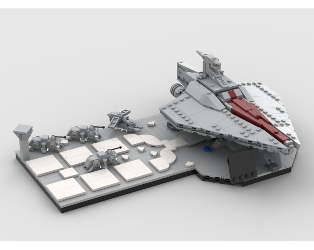 LEGO MOC Acclamator stand 1 (Episode 2 Clone army Scene) by McMOC ...