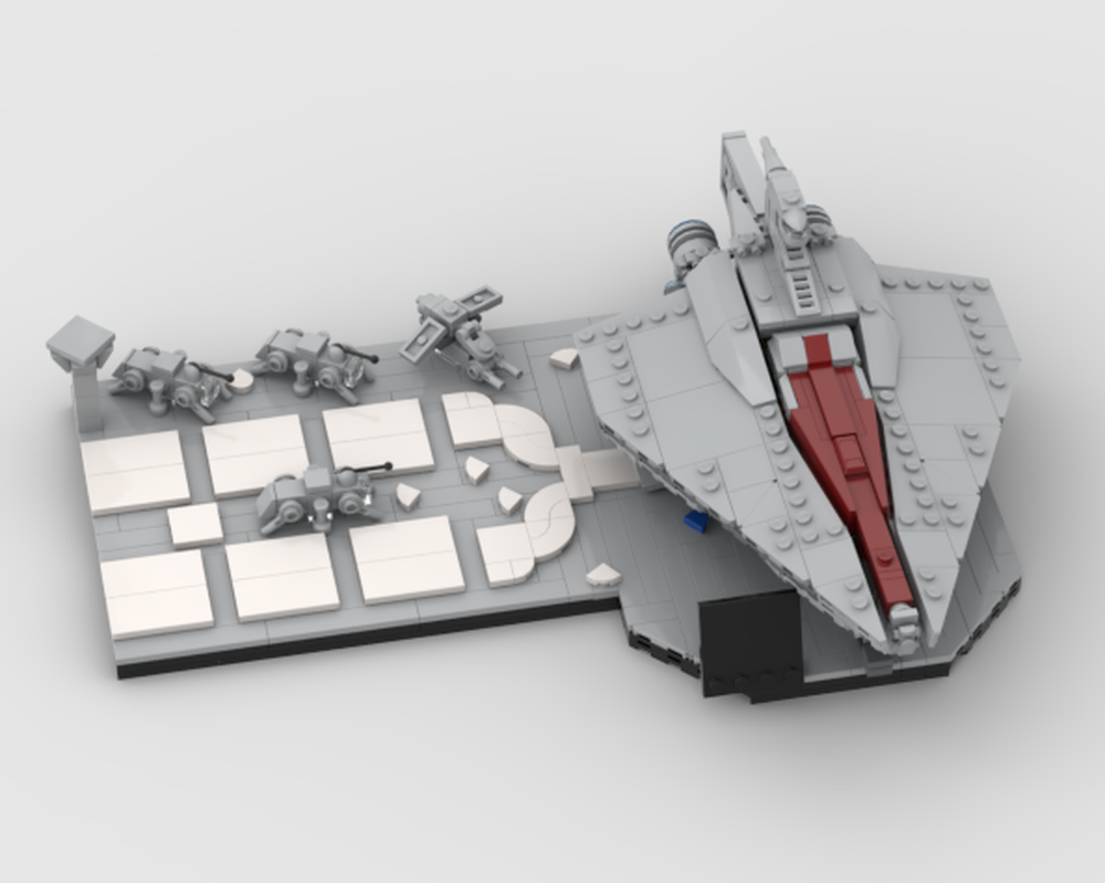 LEGO MOC Acclamator stand 1 (Episode 2 Clone army Scene) by McMOC ...