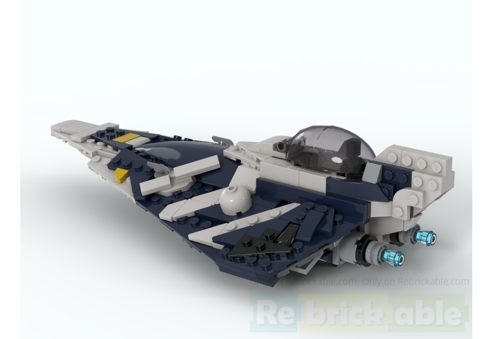 LEGO MOC Plo Koon's Starfighter - Alternate Build of 75388 & 31160 by ...