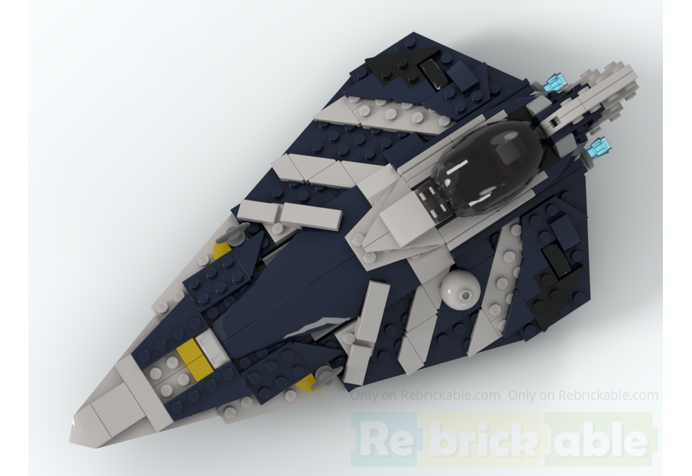 LEGO MOC Plo Koon's Starfighter - Alternate Build of 75388 & 31160 by ...
