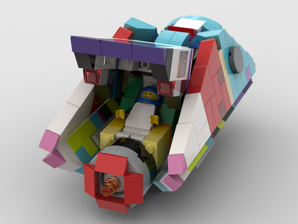 LEGO MOC 10698 - Flying Car by ChiLegGodt | Rebrickable - Build with LEGO