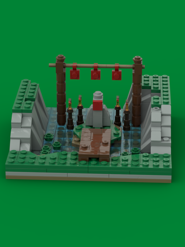 LEGO MOC Legends of Zelda Kakariko Village Goddess statue by rextastic ...