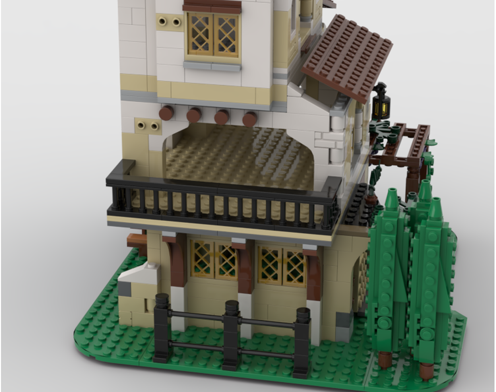 LEGO MOC Italian Villa by brickbicycle | Rebrickable - Build with LEGO