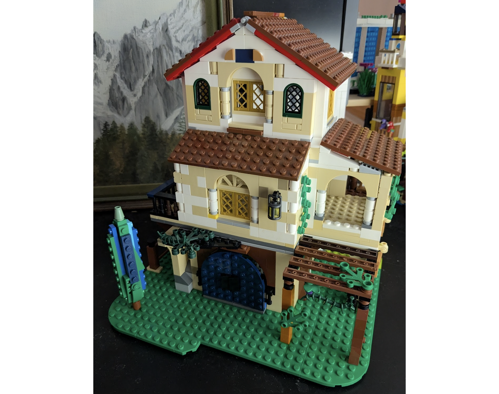 LEGO MOC Italian Villa by brickbicycle | Rebrickable - Build with LEGO
