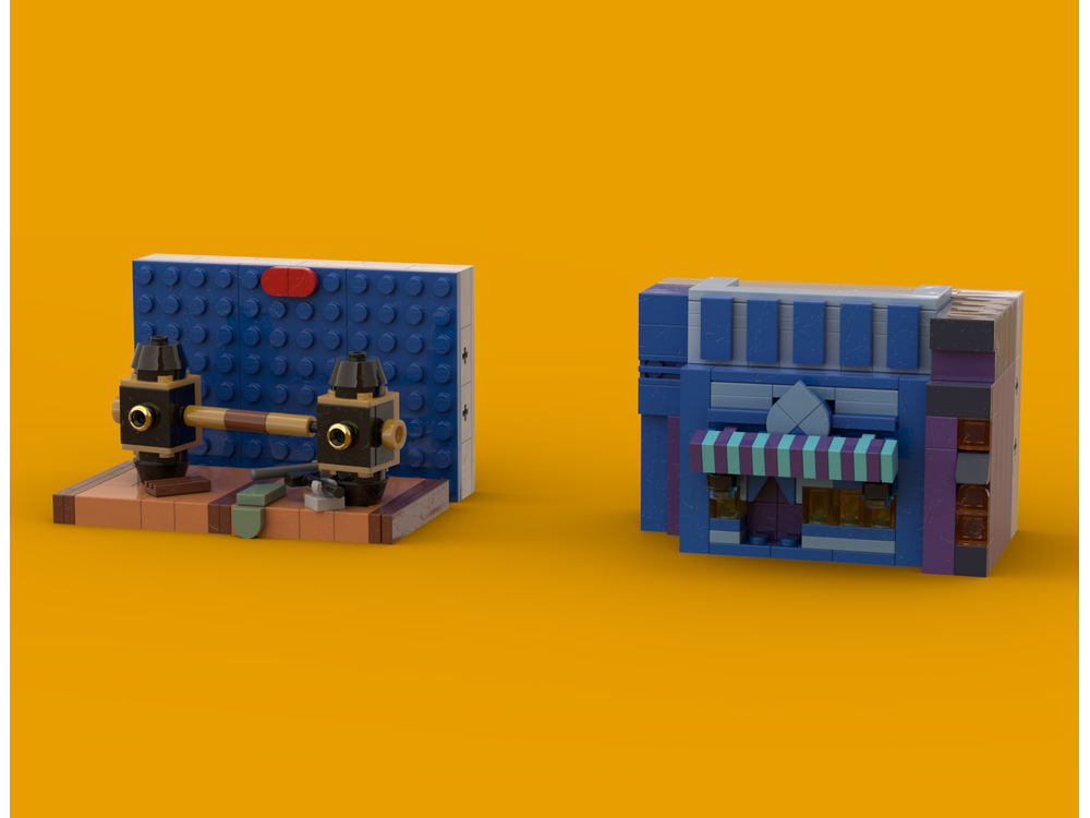 LEGO MOC Modular Bazaar Cards - Pygmalion Items by poodooMOCS ...